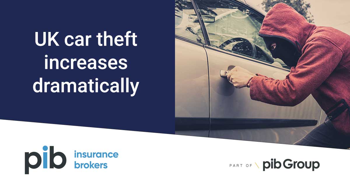 UK car theft increases dramatically