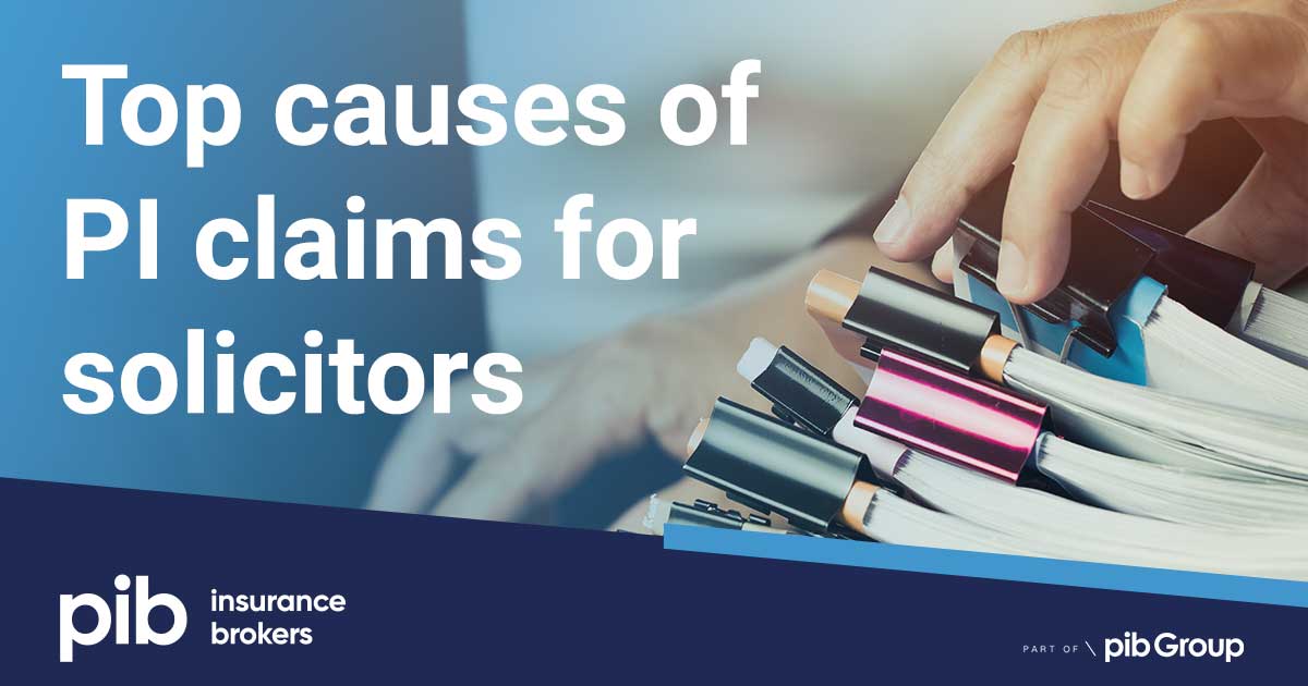 Top causes of PI claims for solicitors
