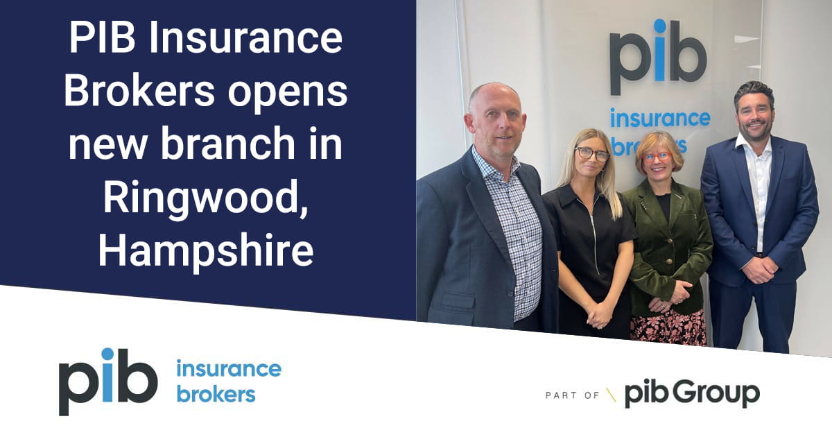 PIB Insurance Brokers opens new branch in Ringwood Hampshire