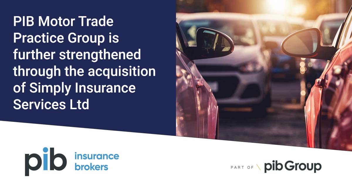 PIB Motor Trade Practice Group is further strengthened through the ...